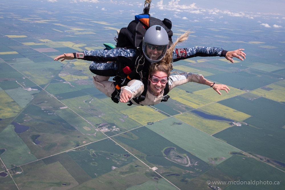 Her First Skydive by Jeff McDonald / 500px