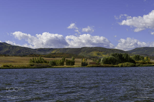 Scenic Lake with Mountains and Blue Sky | landscape photo by Joao ...