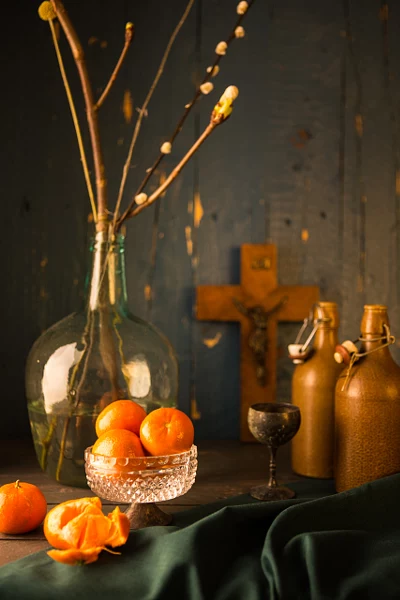 Still Life with Oranges and Religious Cross | still life photo by André ...