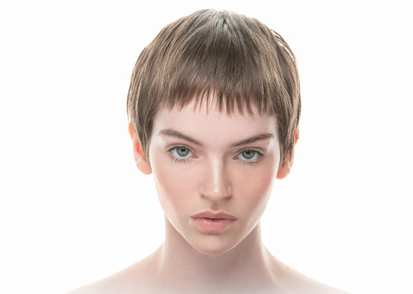 Young Woman with Short Hair and Clear Skin | people photo by Rudy Knott ...