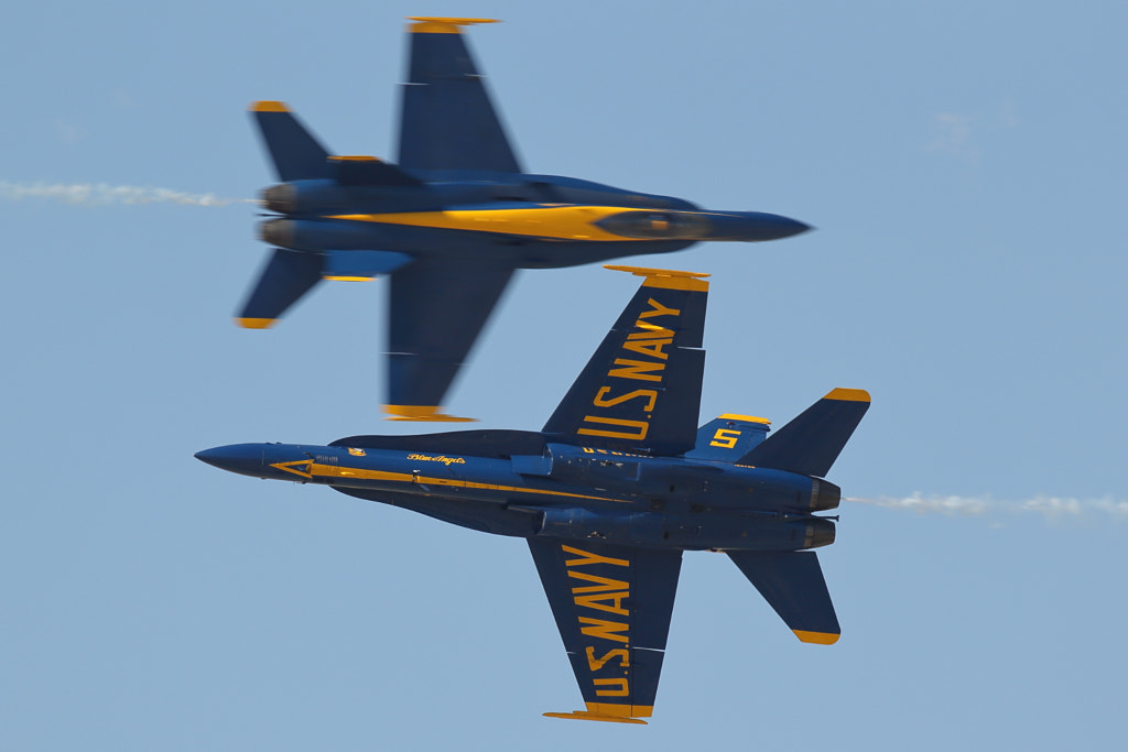 Blue Angels Crossing by Ken M / 500px