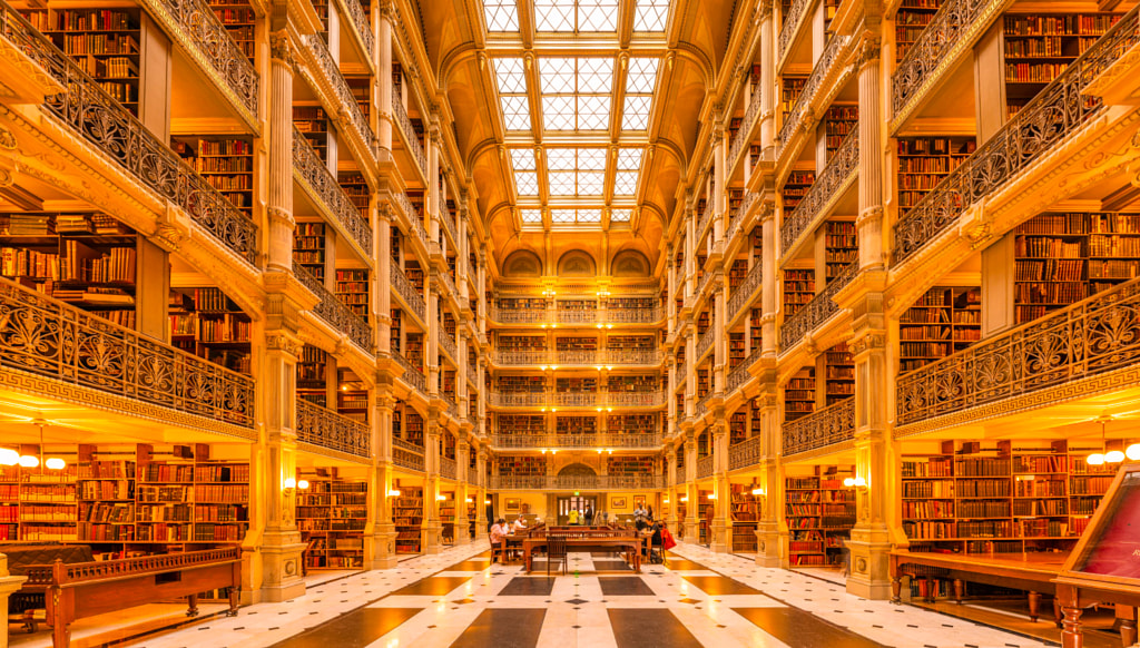 George Peabody Library, Johns Hopkins University by John S / 500px