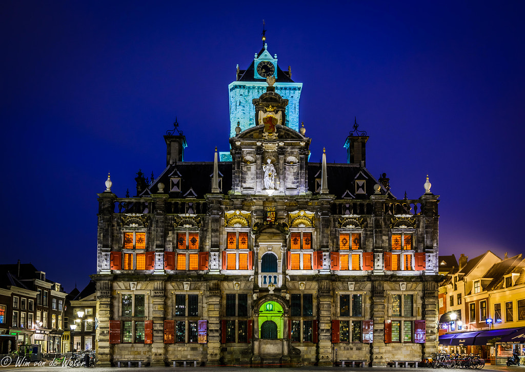 The City Hall in Delft by Wim Van de Water / 500px