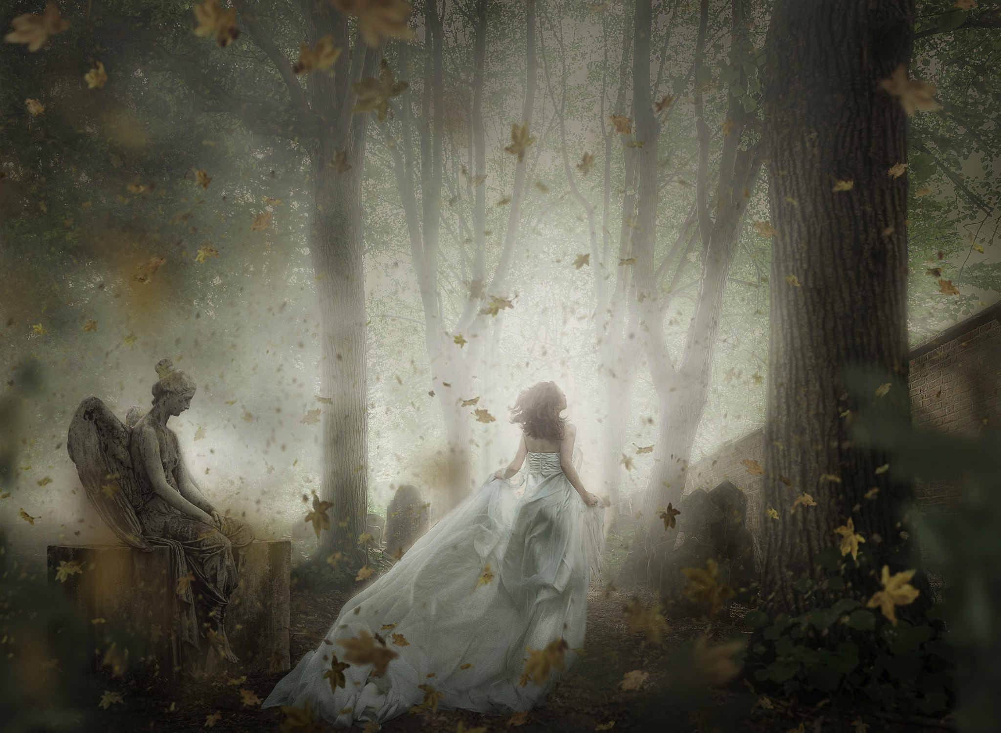 Haunted Graveyard: Digital Background and Overlays WorkshopResource by ...