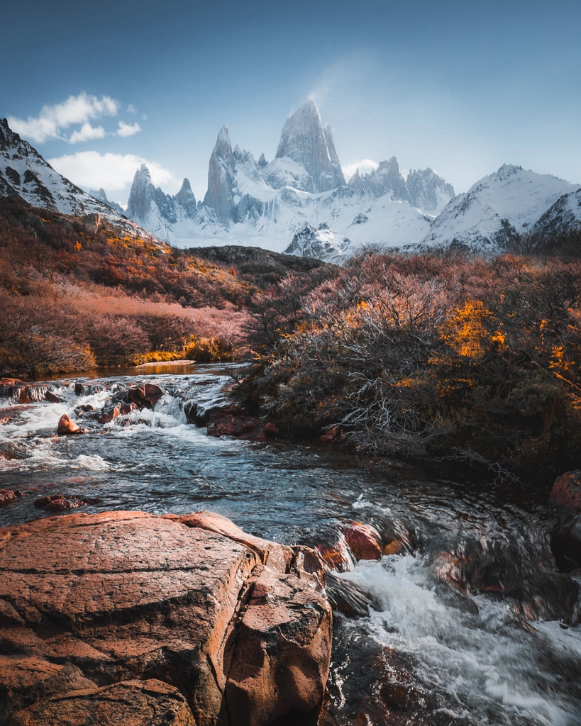 Majestic Fitz Roy Mountain Range with Autumn Colors | landscape photo ...