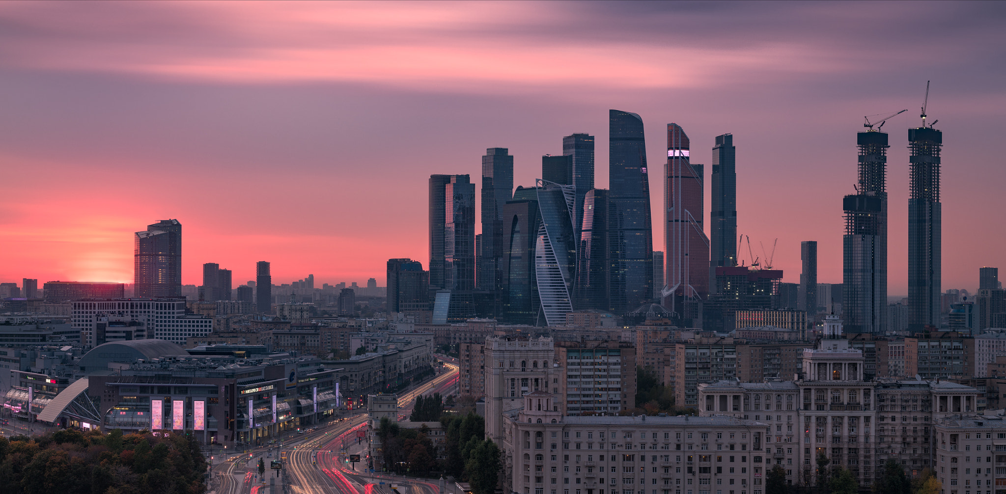 Moscow Skyline by Sergey Aleshchenko / 500px