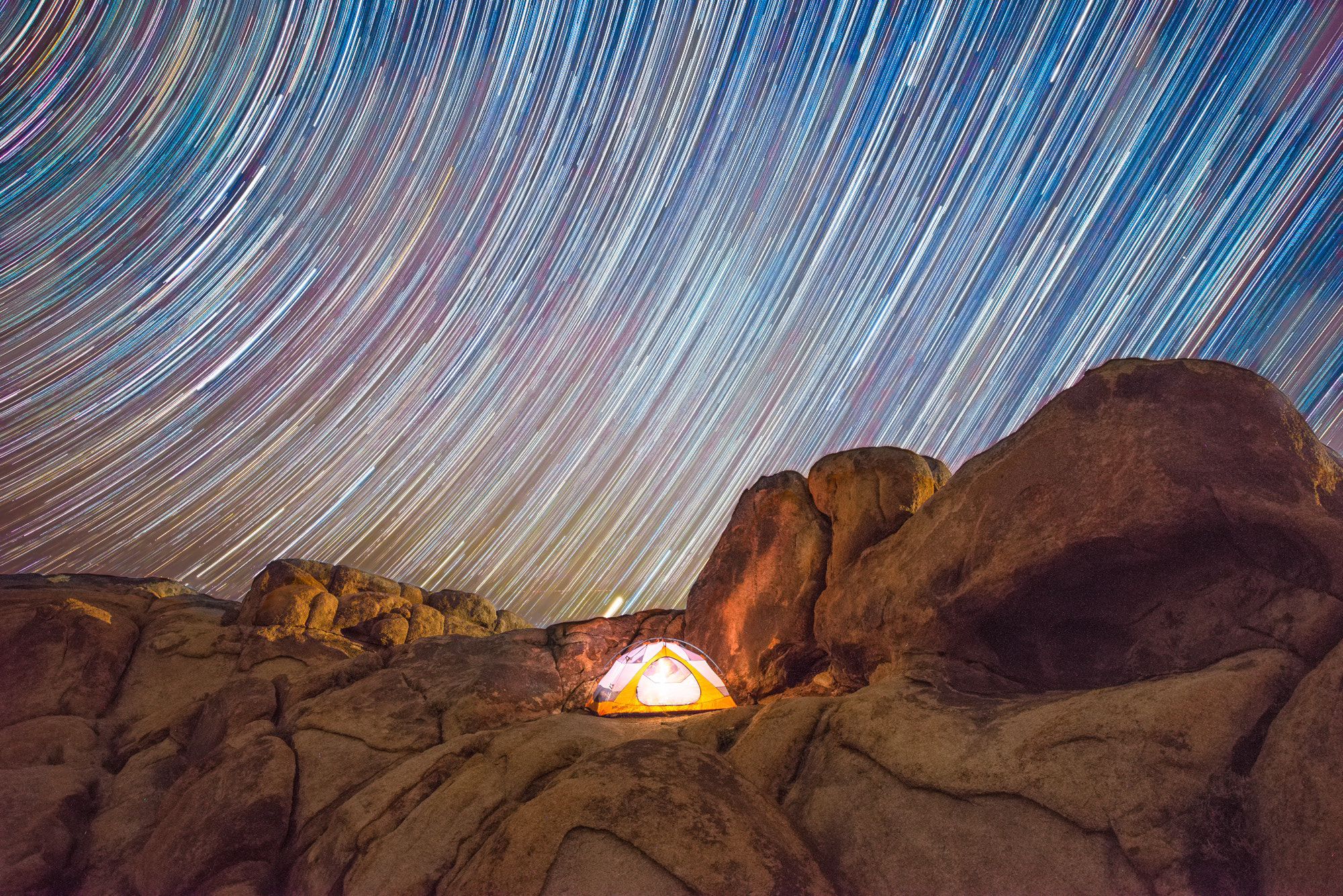 Alabama Hills Star Trails by Isaac Gautschi / 500px