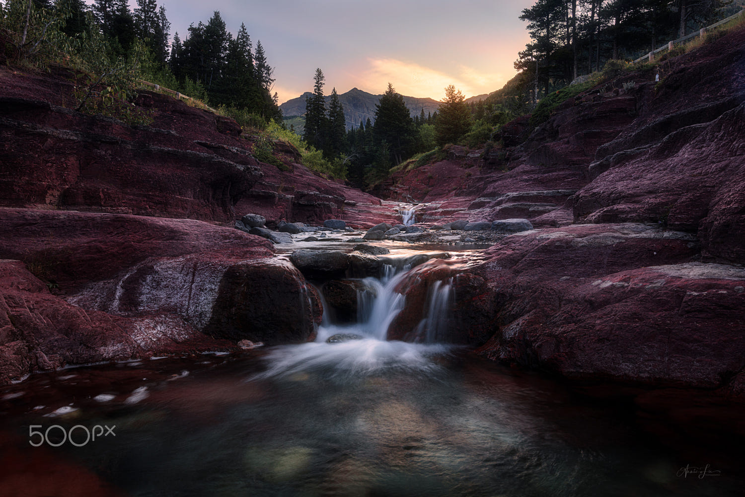 Red Rock Canyon Sunrise by Annie Fu / 500px