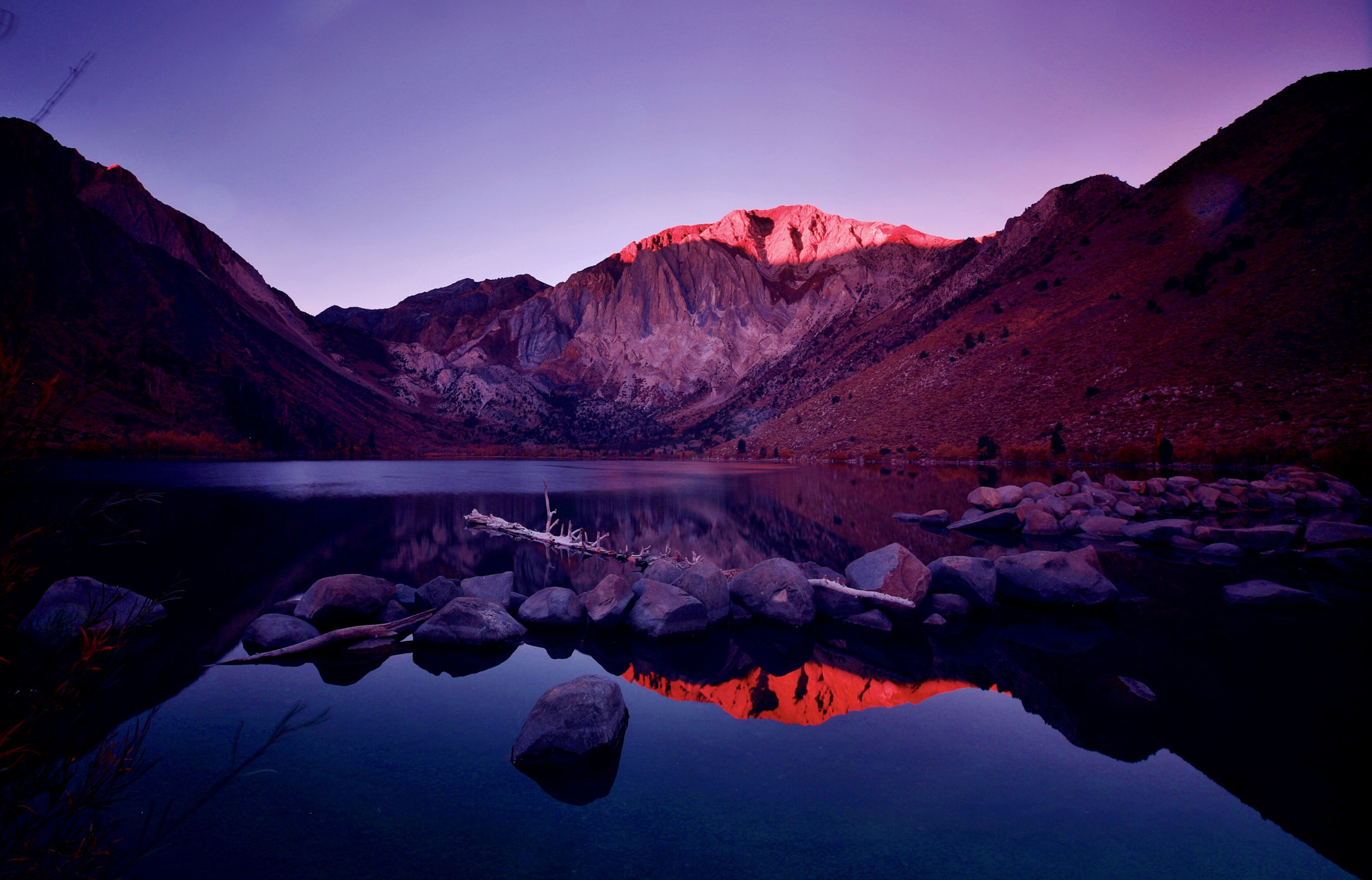 Mountain Reflection in Lake at Sunset | landscape photo by vsbc5x3j4v ...