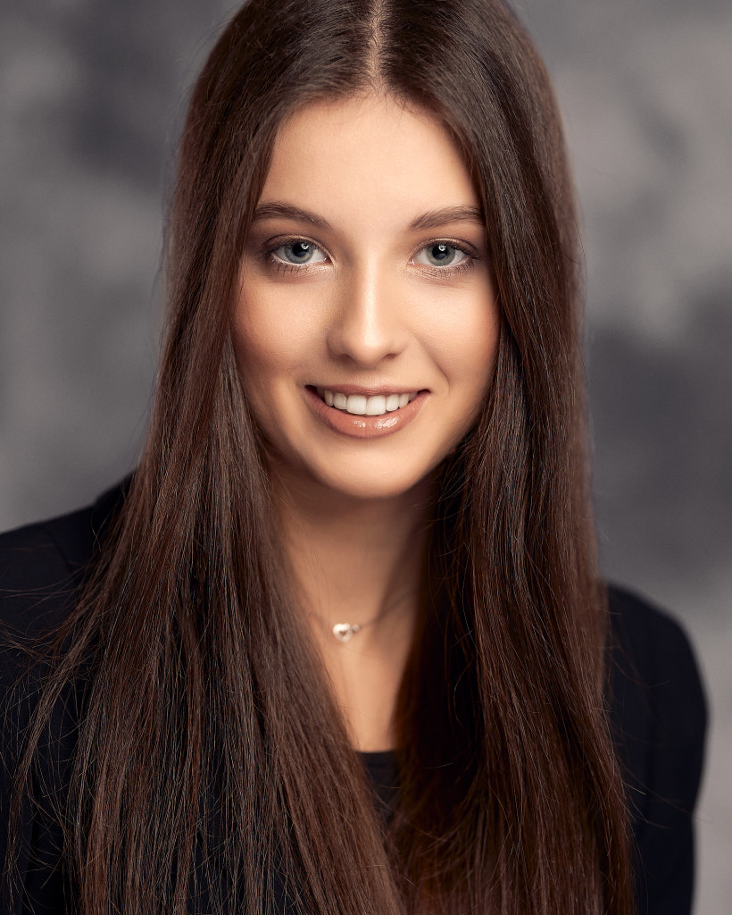 Smiling Young Woman with Long Brown Hair | people photo by Wander ...