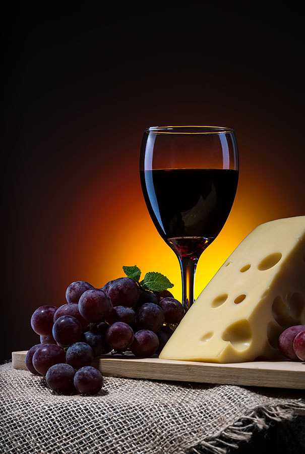Still life with cheese and grapes by Roman Parfenov / 500px