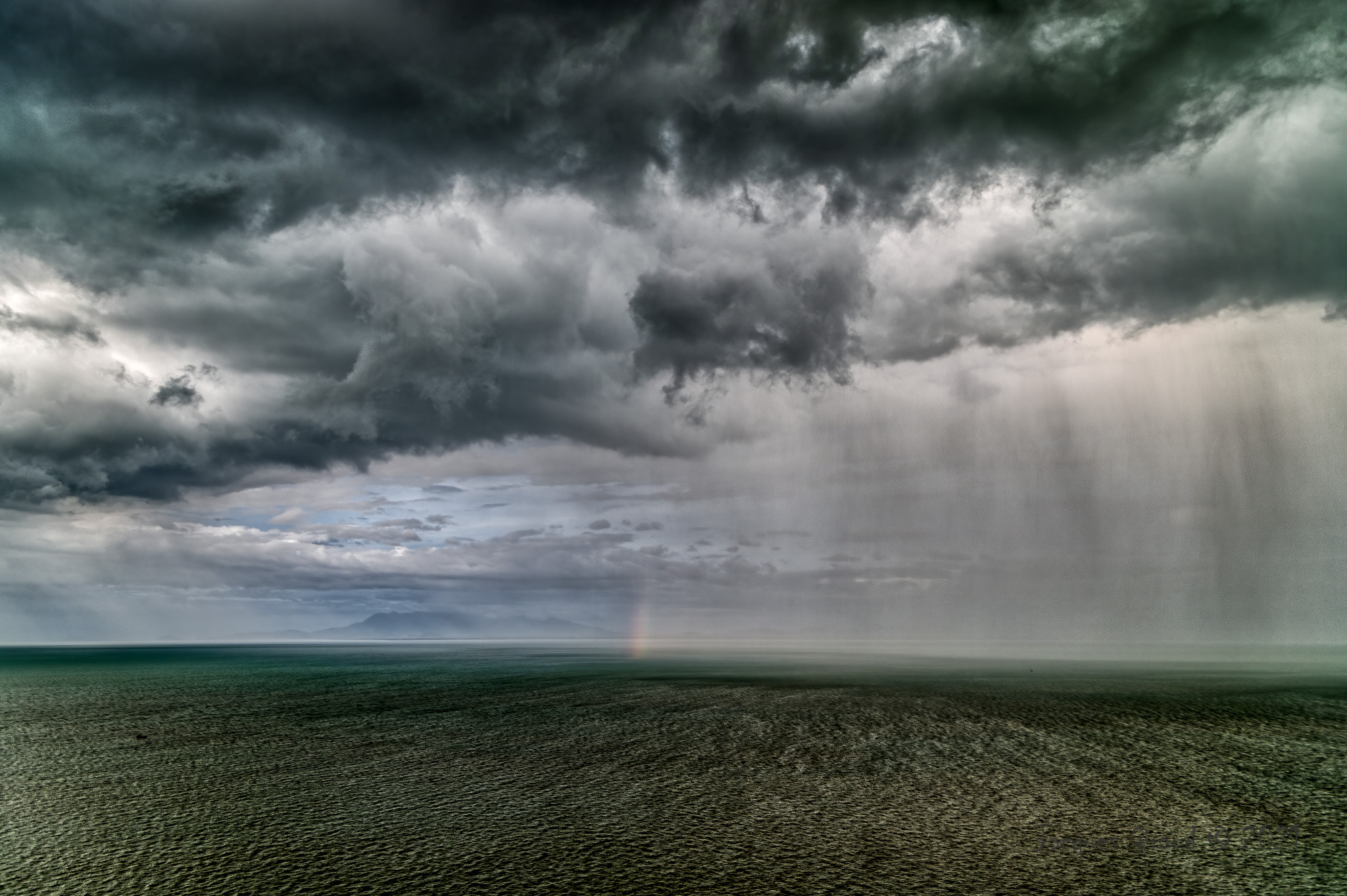 Rain Shower Over Vast Green Field | landscape photo by Jacques Giraud ...
