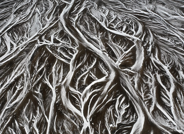 Abstract Aerial View of River Delta Patterns | creative photo by José ...