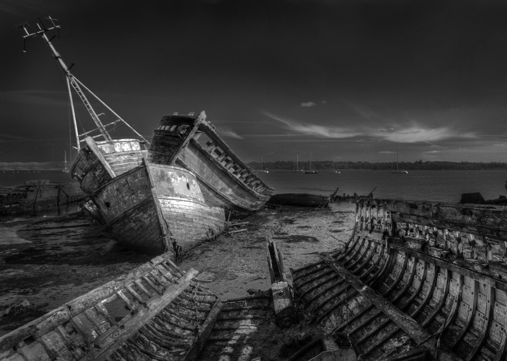 Boat Graveyard, Pin Mill, Suffolk by Stephen Stringer CPAGB / 500px