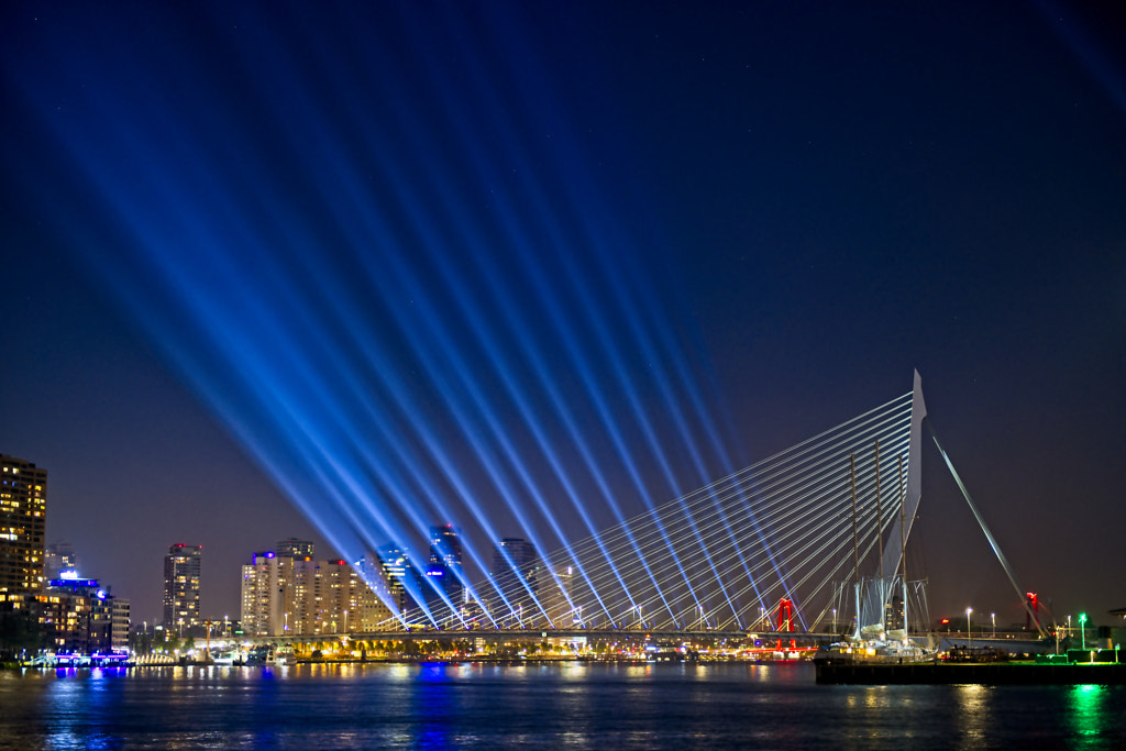 Erasmusbridge "The Swan" by Roger & Paula Berk / 500px