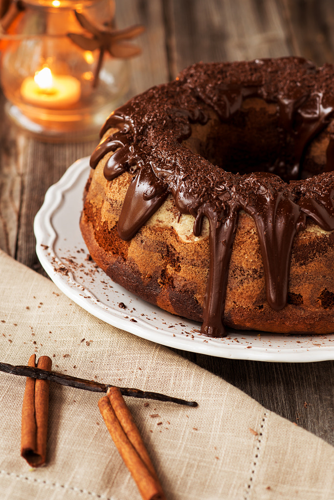 Chocolate Chip Pumpkin Cake by Galya Ivanova / 500px