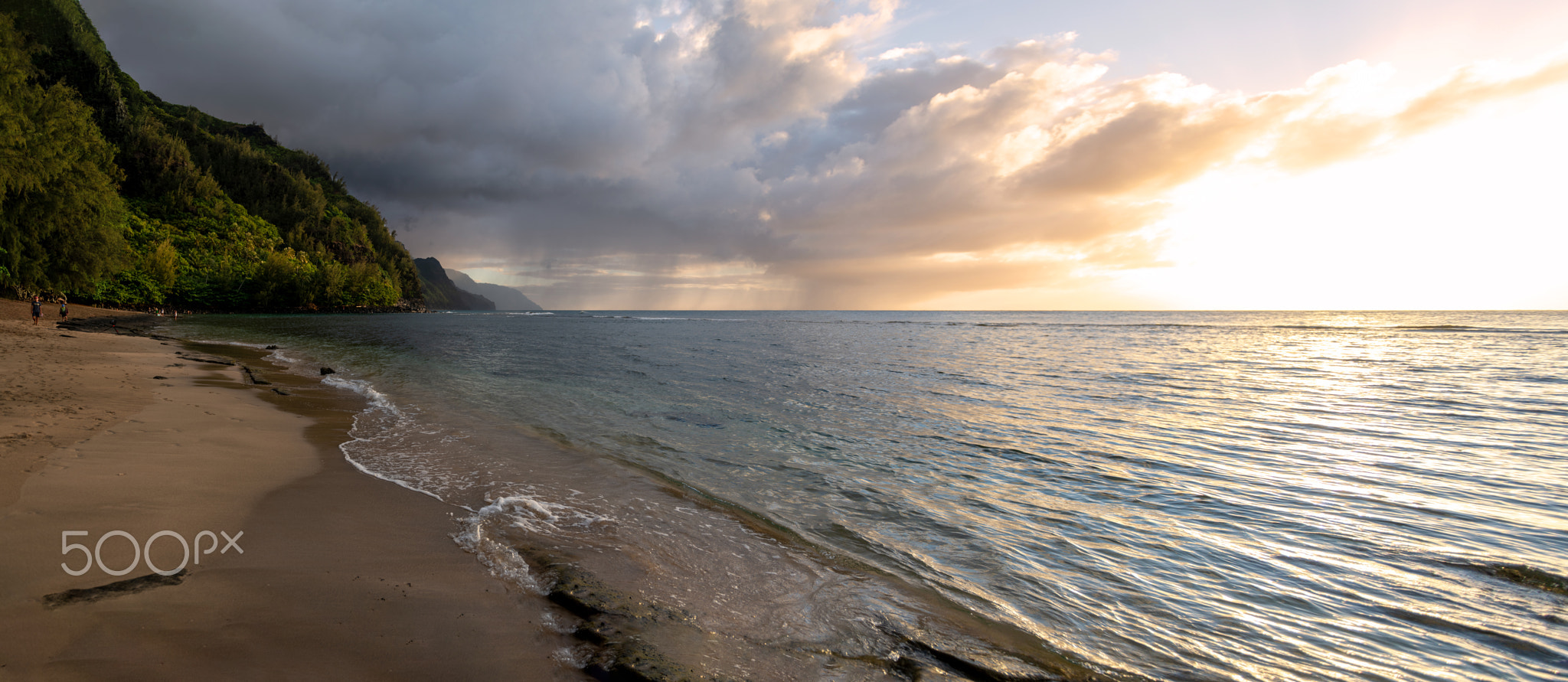 Dramatic Sunset Over Tropical Beach and Ocean | landscape photo by Luca ...