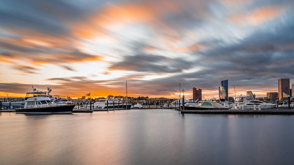 Sunset Inner Harbor by Chris Huang / 500px