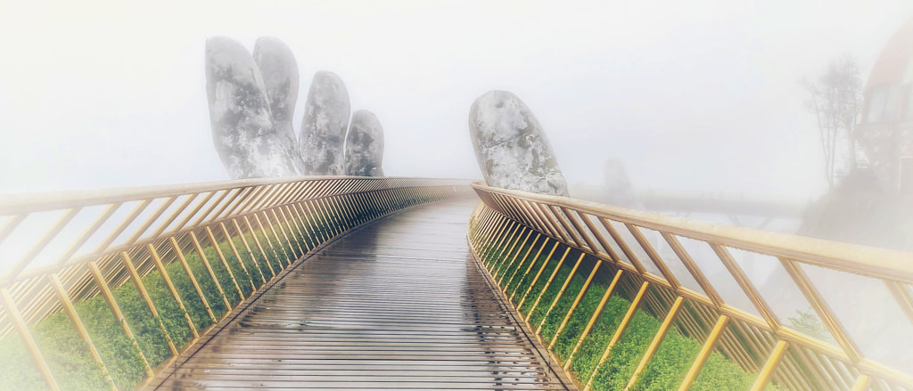 Golden Bridge in the fog (2) by Khoi Tran Duc / 500px