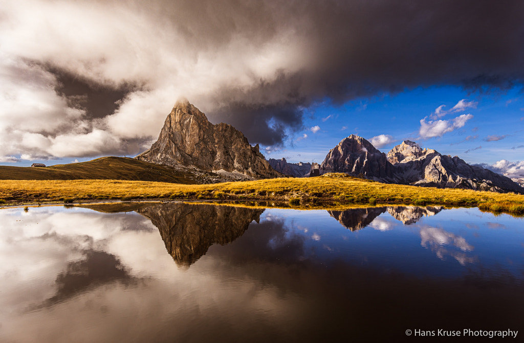 Reflection at Passo Giau by Hans Kruse / 500px