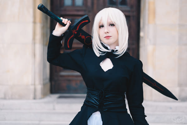 Cosplay Character with White Hair and Sword | people photo by Studio ...