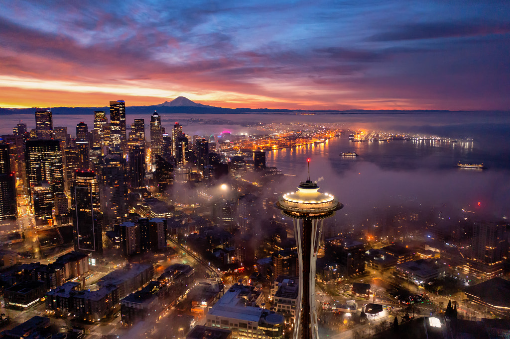 Seattle From Above by Dale Johnson / 500px