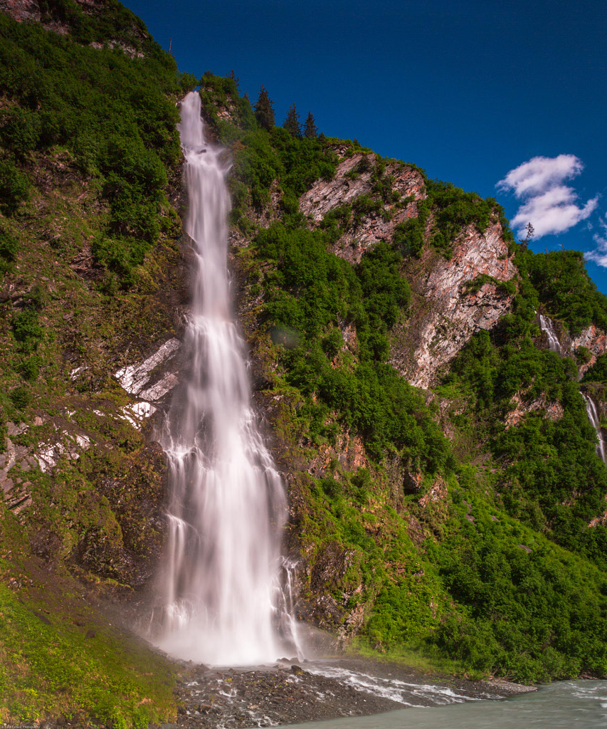 Alaska waterfall by Gary Carlson / 500px