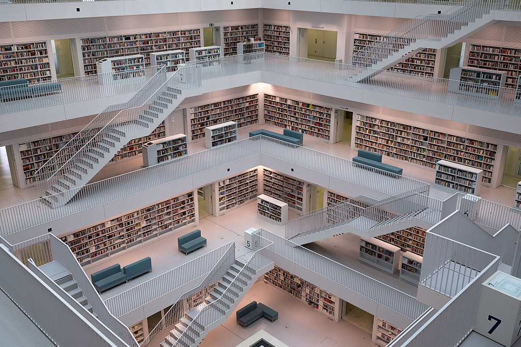 Stadtbibliothek Stuttgart by Andreas Rumpf / 500px