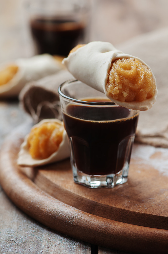 Traditional italian cookie with coffee by Oxana Denezhkina / 500px