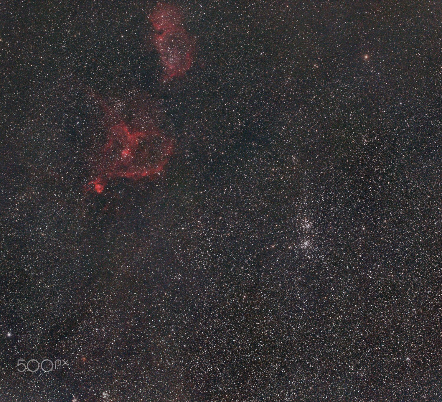 (Star cluster & Nebula) Double & Heart & Soul by Keisuke Yamada / 500px
