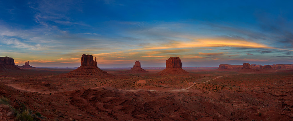 Valley Sunset by NicholasL / 500px