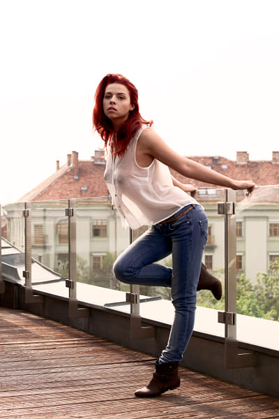 Redhead above the City II. by Roland Németh | 500px