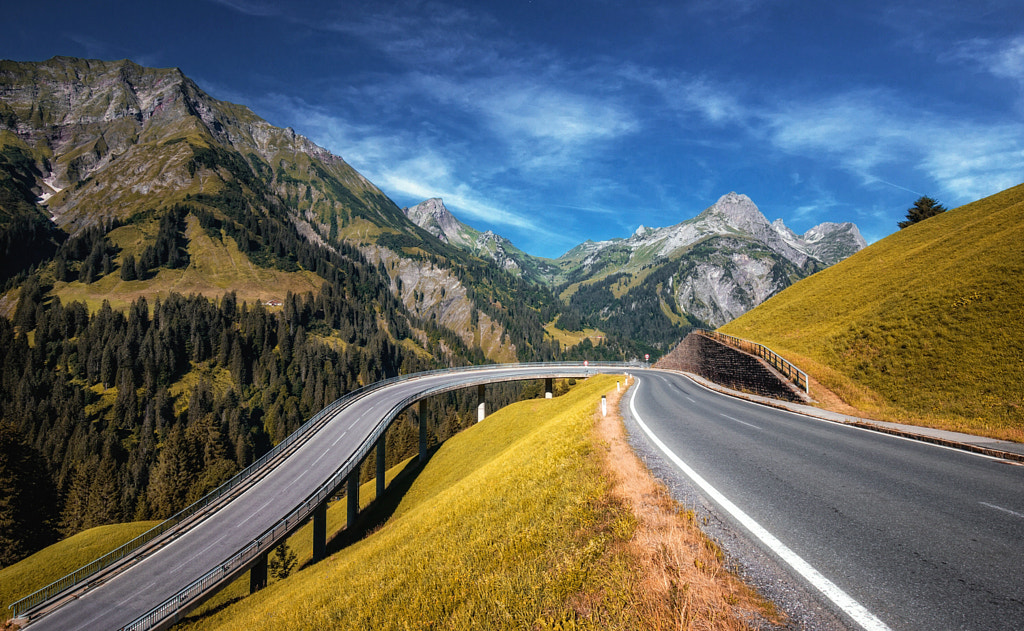 Curvy Mountain Road by Carsten Meyerdierks / 500px