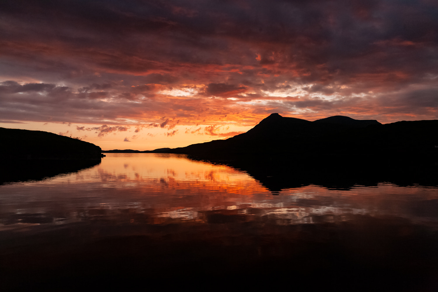 Sunset Loch Assynt, Scotland. by Russell Lovett / 500px