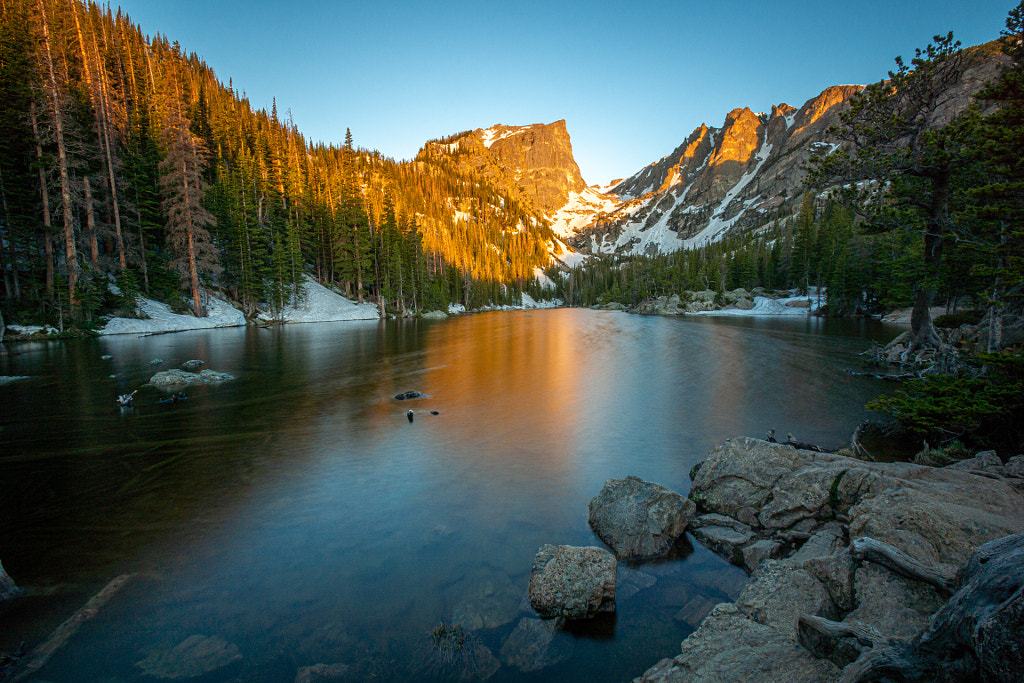 Dream Lake during sunrise by Florian Willmes / 500px