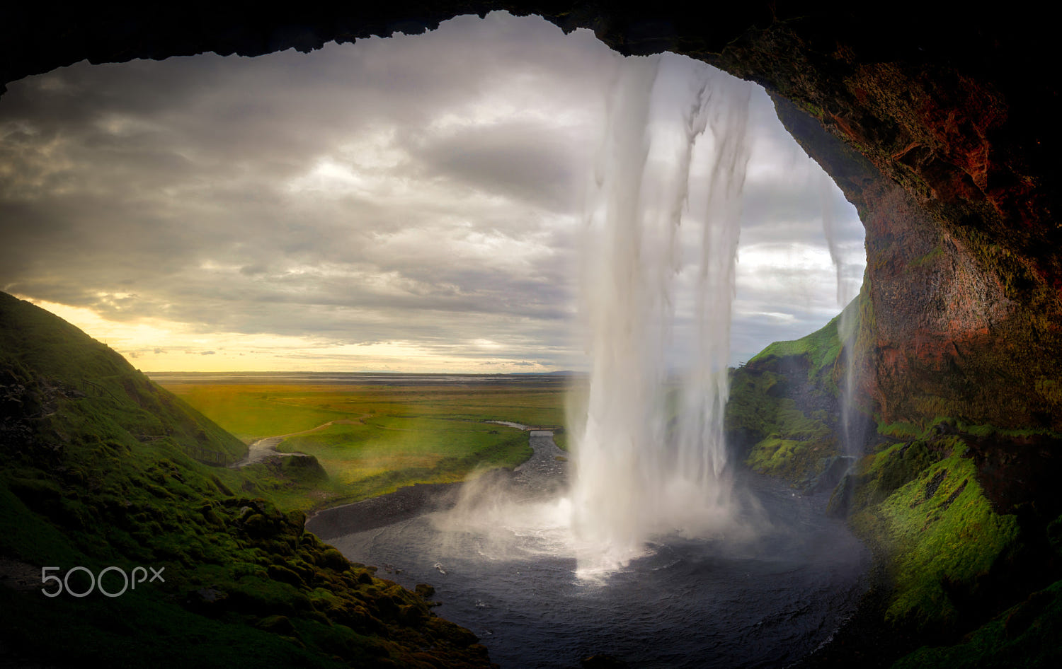 Inside the Waterfall by Paulo Miguel Costa / 500px