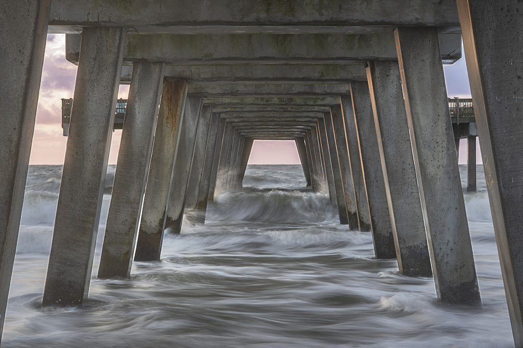 Under the Pier at Sunrise by Diane Theis / 500px