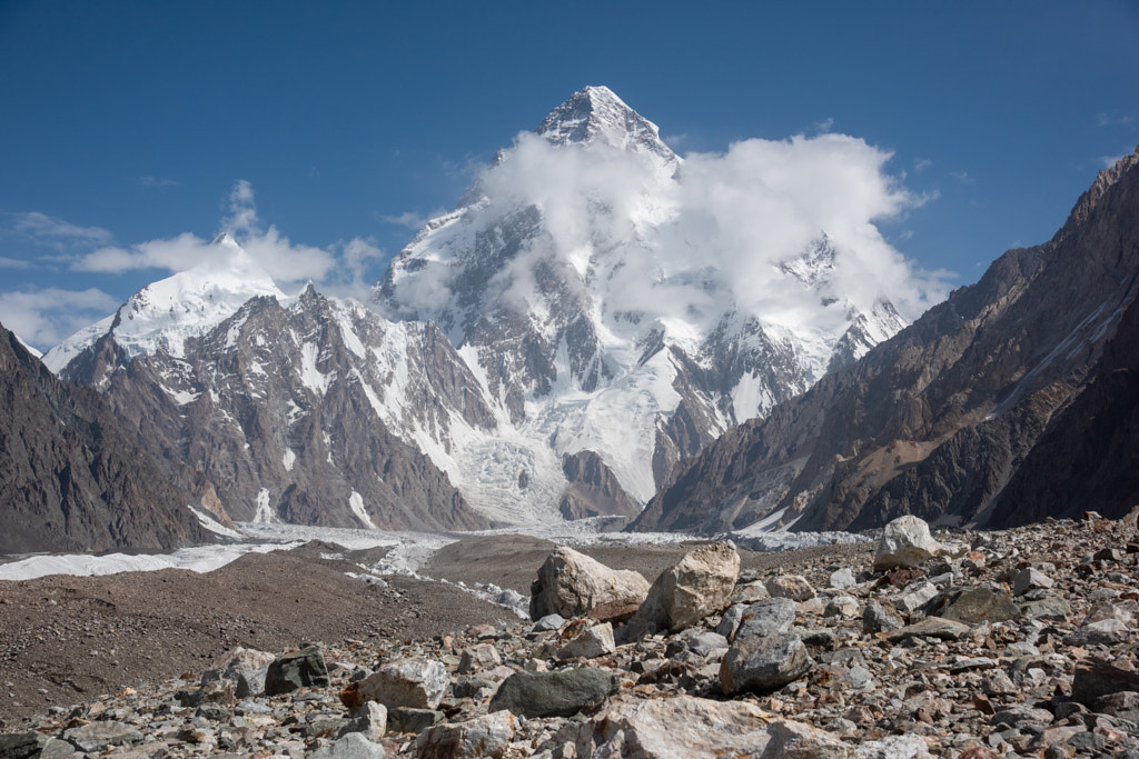 K2 from the Godwin Austen Glacier by Neil Piercy / 500px