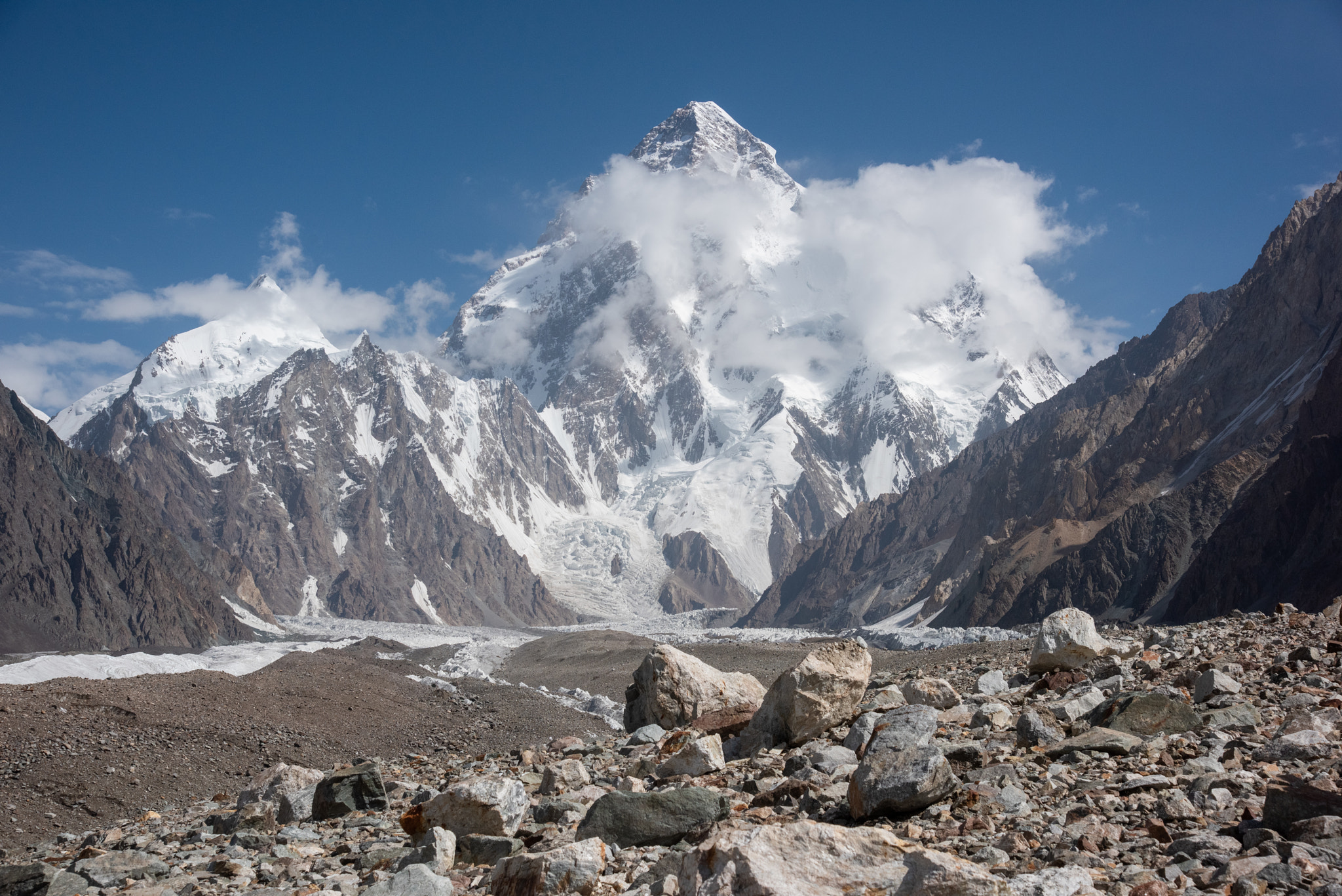 K2 from the Godwin Austen Glacier by Neil Piercy / 500px