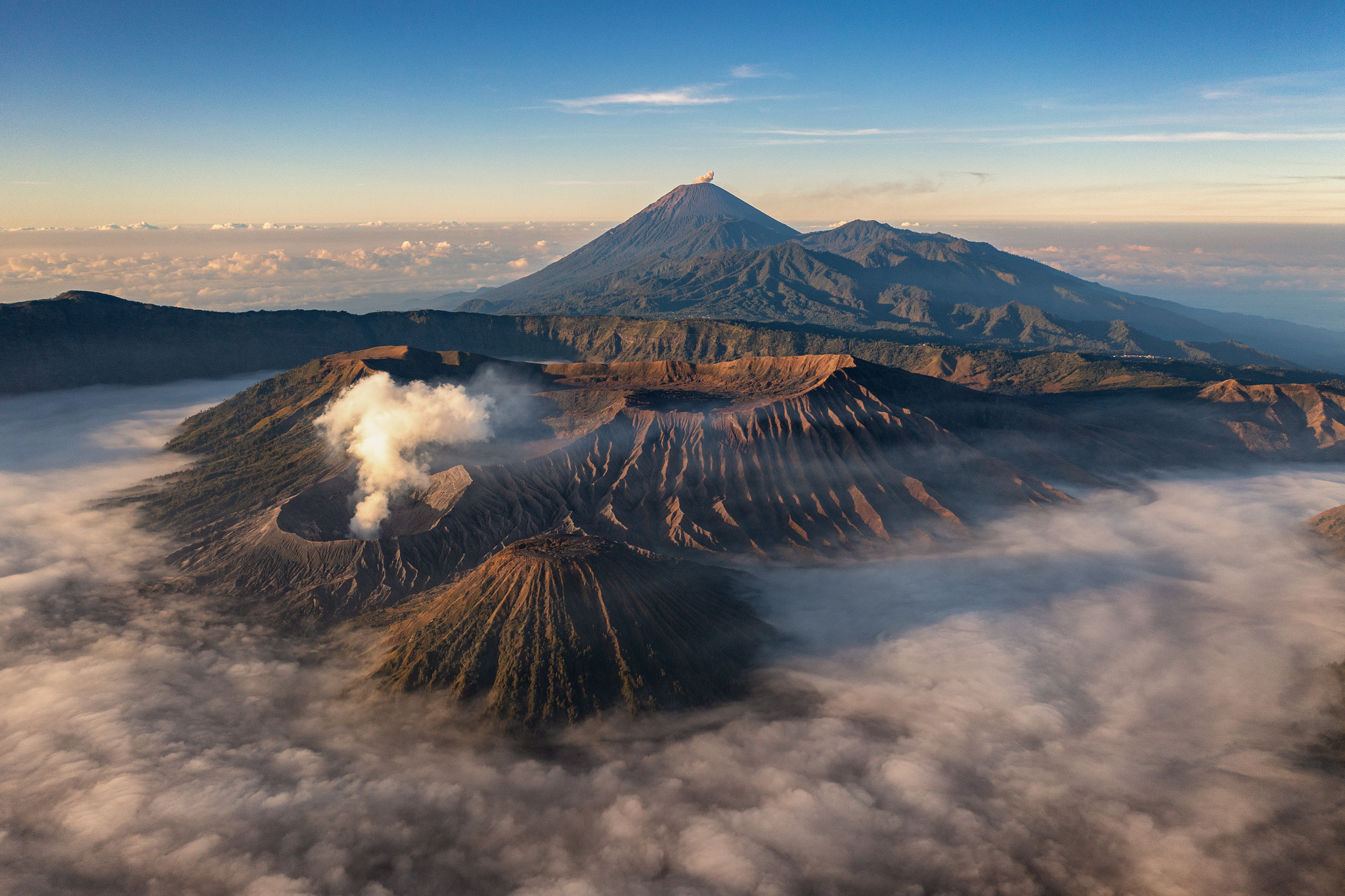 High Above Mount Bromo and the Tengger Caldera by Dale Johnson / 500px