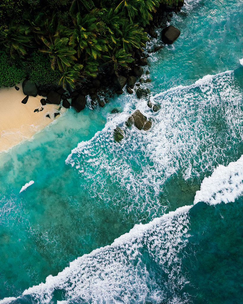 Aerial view of ocean by Daria Klepikova / 500px