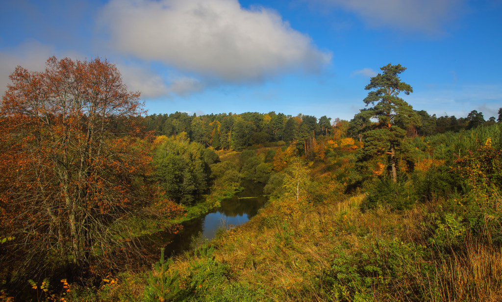 Landscape with river by Viktor / 500px