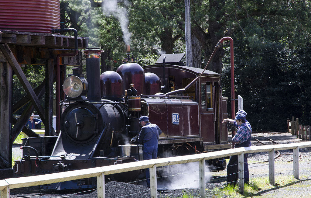 Puffing Billy steam train with cabin crew by Matt Leane / 500px