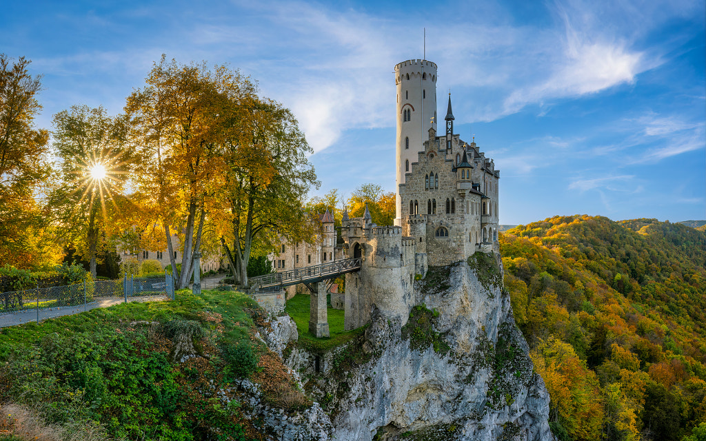 Autumn at Lichtenstein Castle - Panorama by Michael Blanchette / 500px