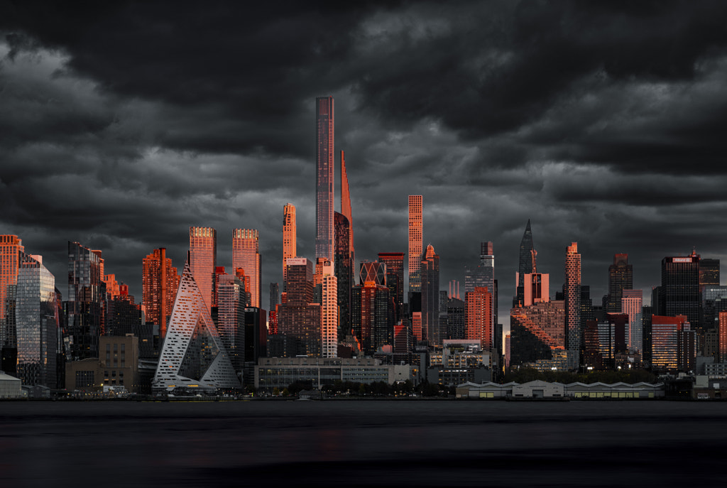 Manhattan in sunset lighting! by David Dai / 500px