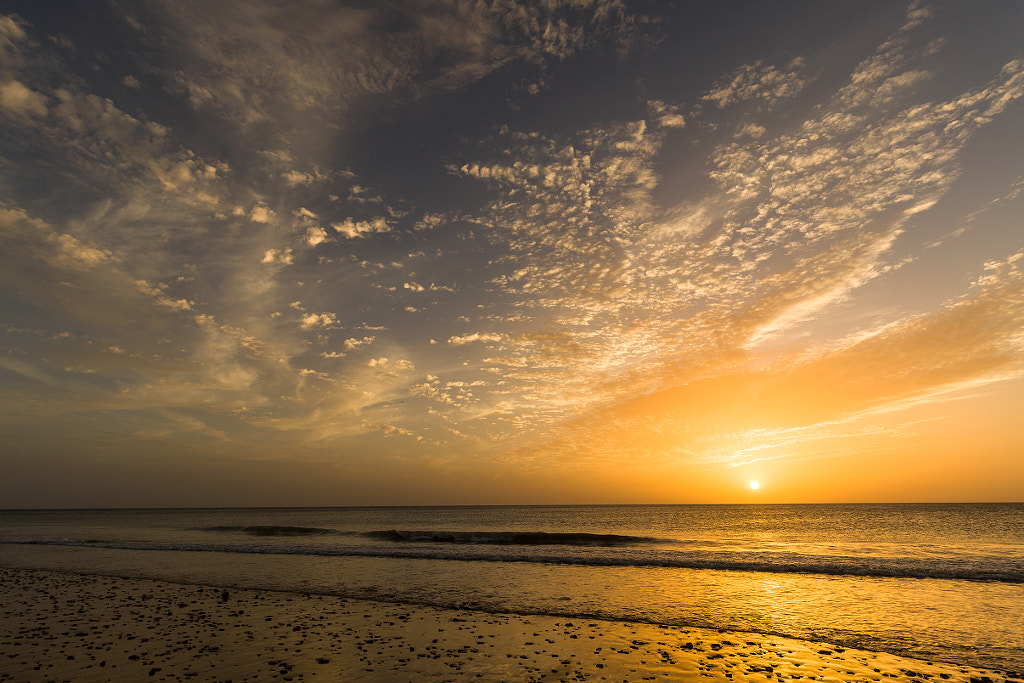 Scenic view of sea against sky during sunset by Natalie / 500px