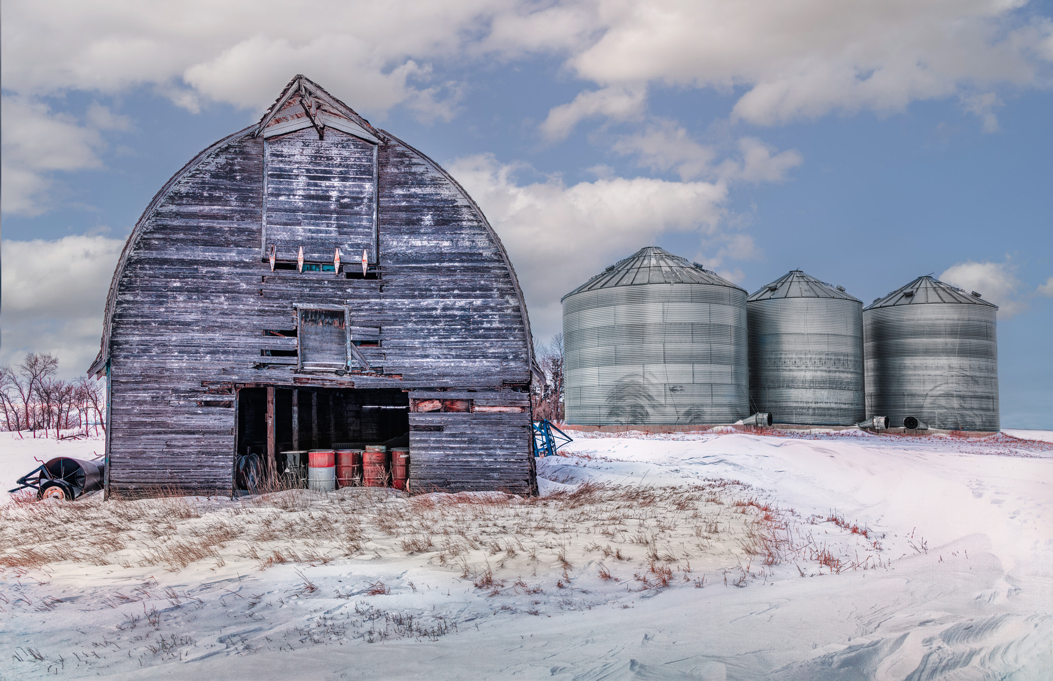 Barn and Silos by Gerry Legere / 500px