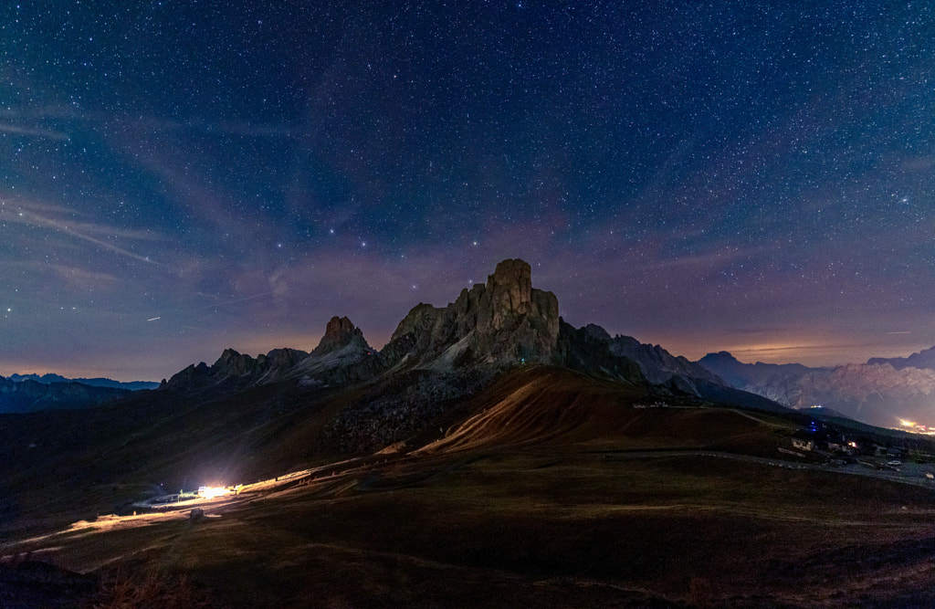 Magic Night at Passo di Giau by Ariel L / 500px