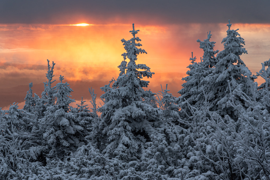Winter fire by Marcin Sz / 500px