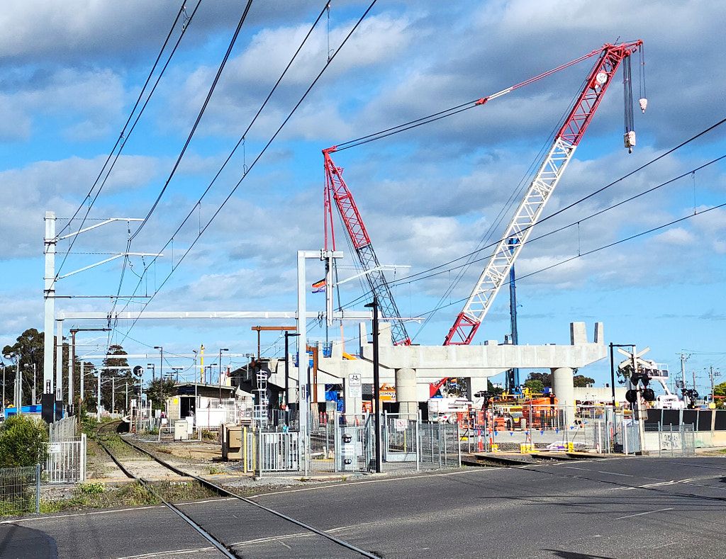 Architecture of railway development at crossing by Matt Leane / 500px